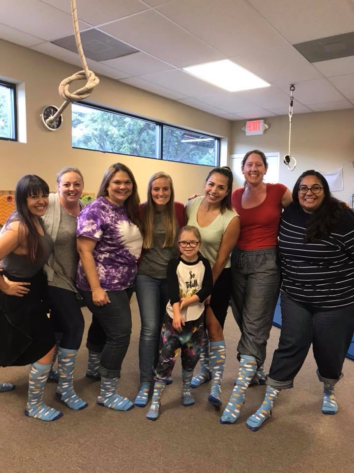 Ruby’s Rainbow | Ruby's Therapy Team Wears Pride Socks Too!!