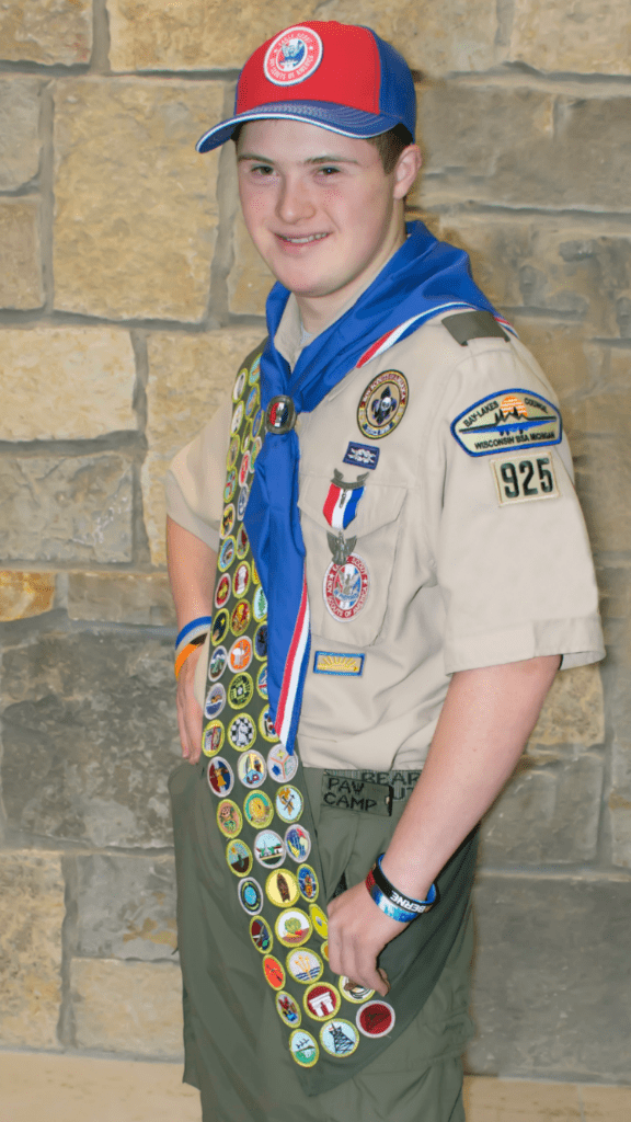 Ruby’s Rainbow | Rockin' Recipient Maxwell Tegen in His Eagle Scout Gear!!