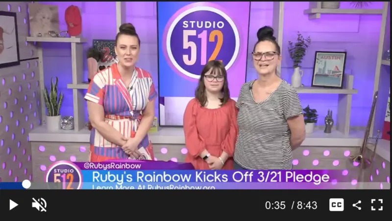 Ruby’s Rainbow | Liz and Ruby’s Interview on KXAN’s Studio 512